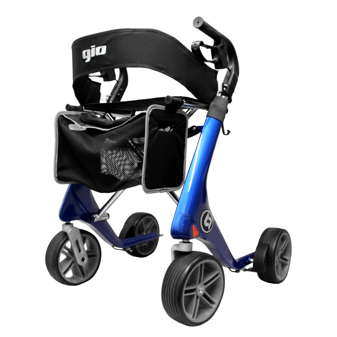 GIO NIMBUS | Light Weight - Heavy Duty | Folding Mobility Walker – GIO Mobility